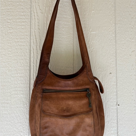 Fossil | Bags | Fossil Tan Leather Hobo Bag | Poshmark